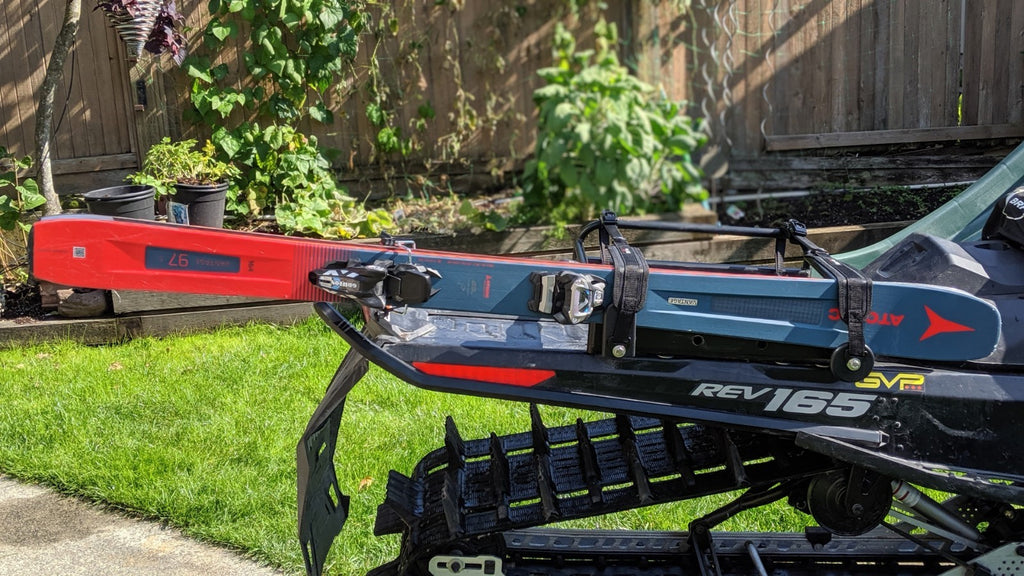 Snowmobile Ski rack holder mount fits - Ski Doo, Arctic Cat, Polaris ...